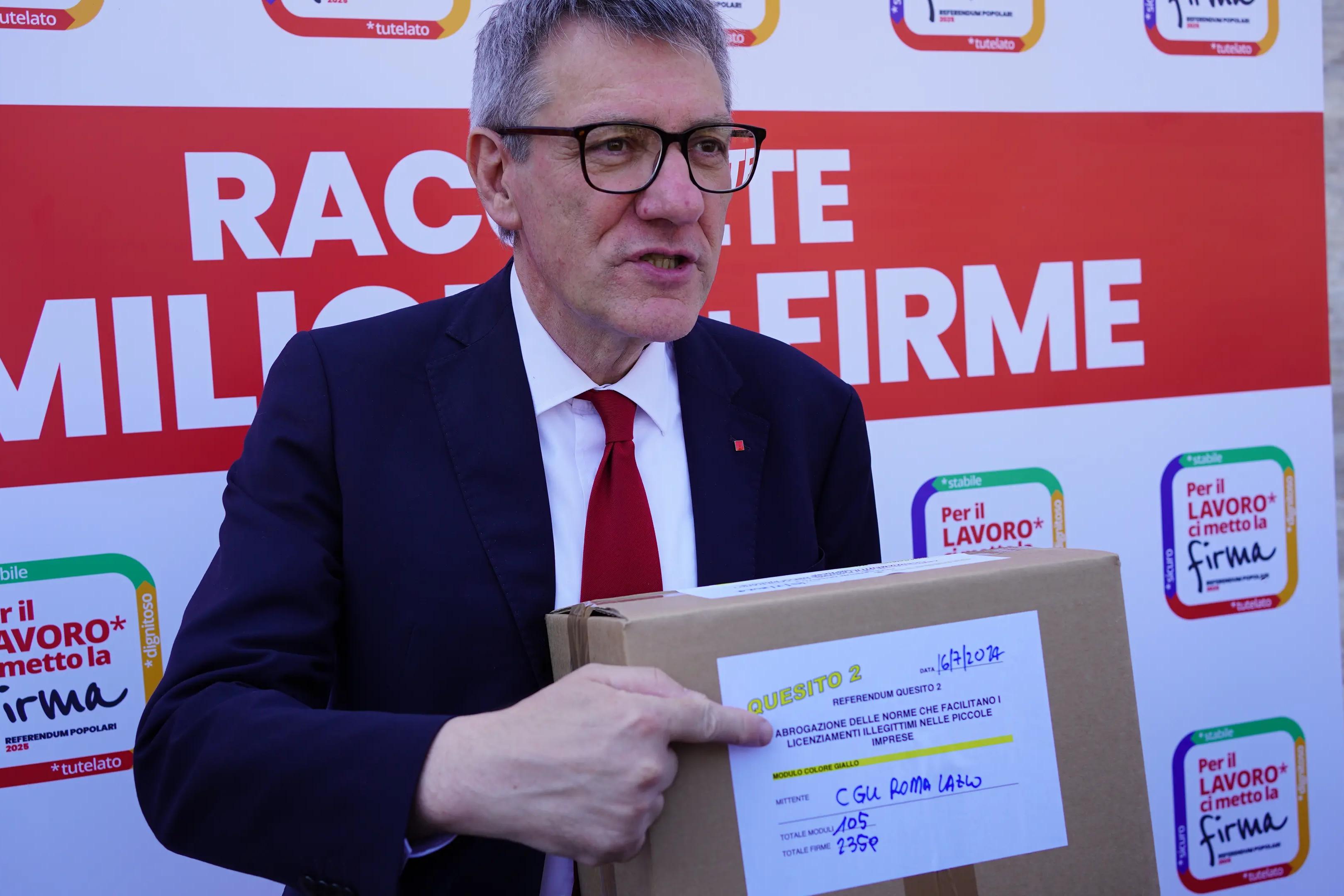 Landini sul referendum: “Si apre una primavera dei diritti”