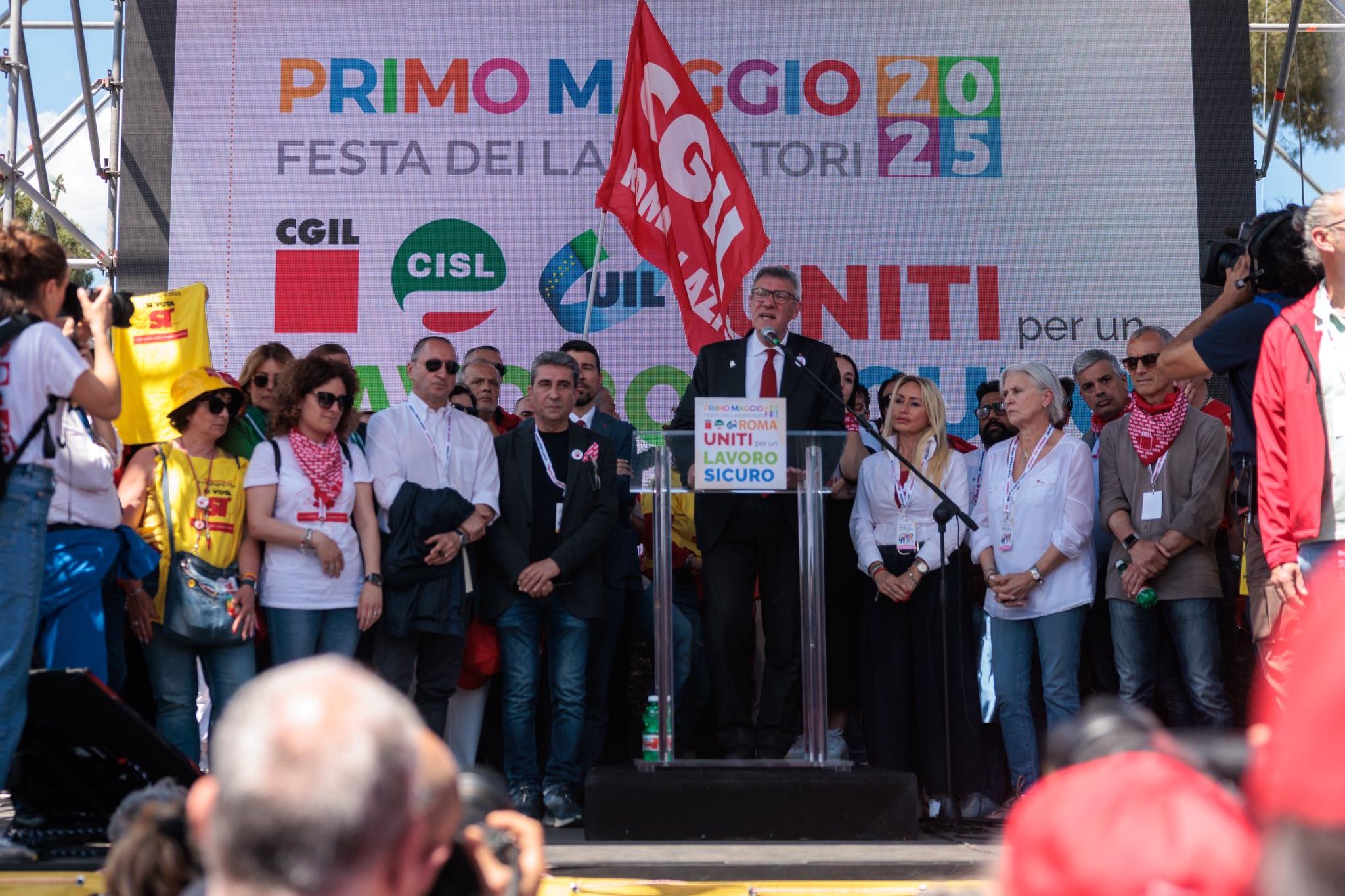 Primo Maggio: Landini, c’è poco da festeggiare