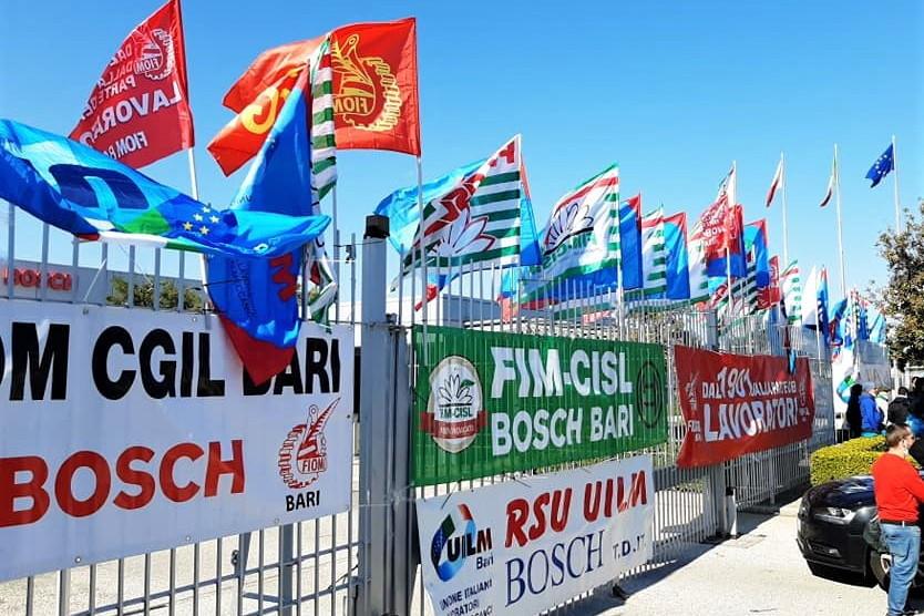 Bosch (Bari), ancora 12 mesi di solidarietà