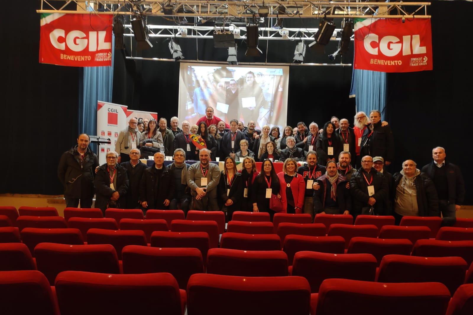 Al congresso Cgil Benevento riconfermato Luciano Valle segretario